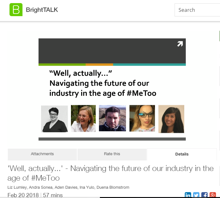 ‘Well, actually…” Now ‘on Demand’! – Girl, Disrupted
